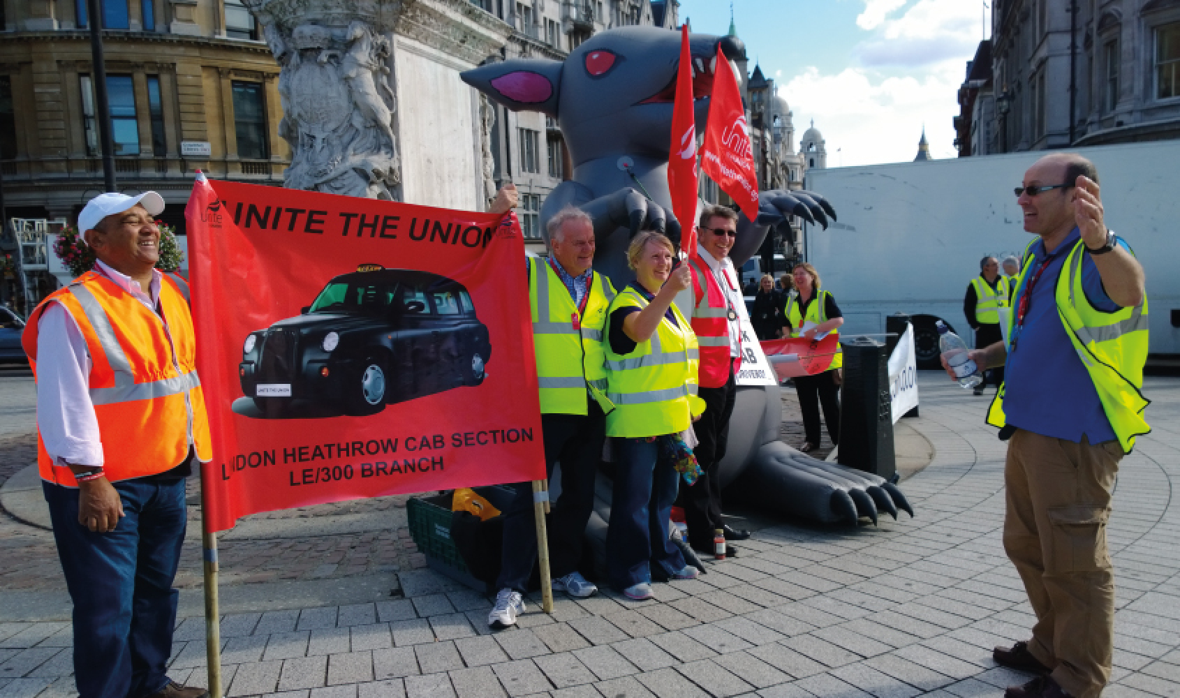 London taxi drivers protest against unregulated competition | ITF Global