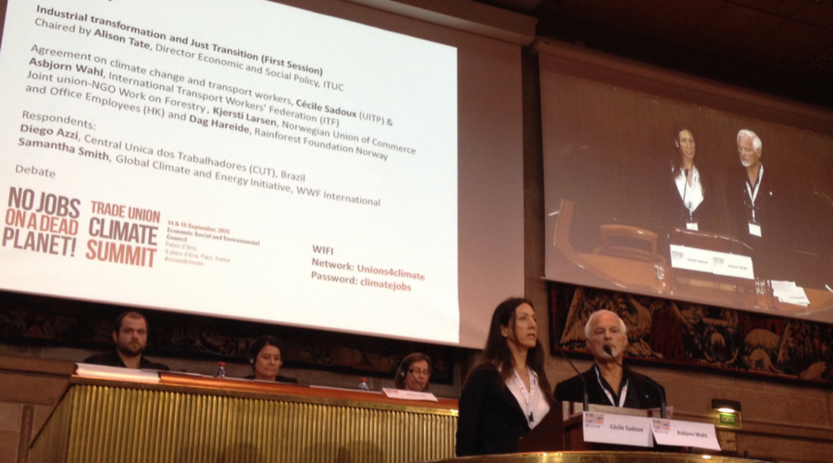 Unions set out climate change agenda for COP21 | ITF Global