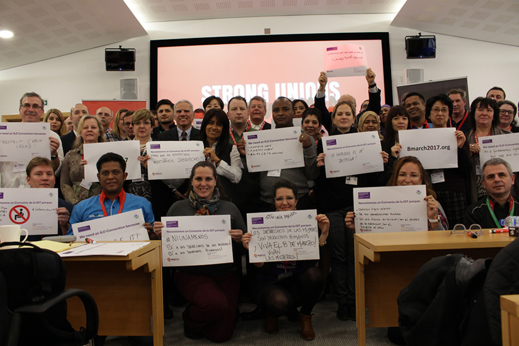 ITF urges unions to step up fight for ILO convention on workplace ...